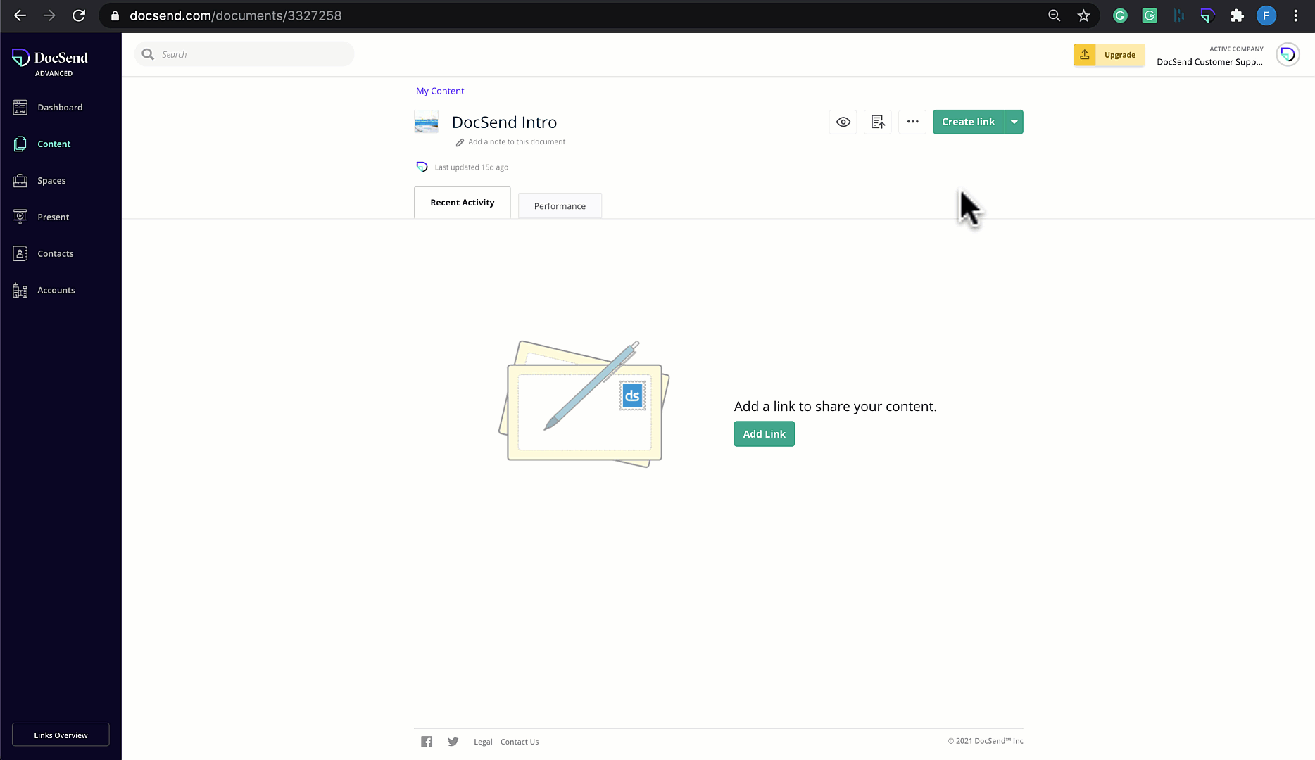 DocSend Extension for Chrome – DocSend Help Center
