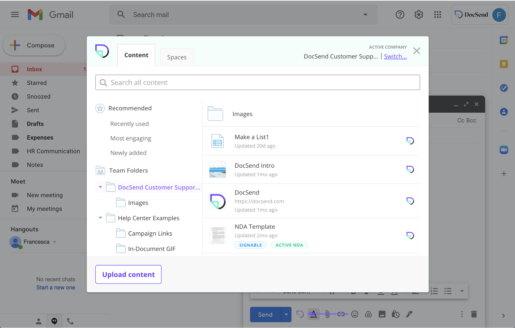 DocSend Extension for Chrome – DocSend Help Center