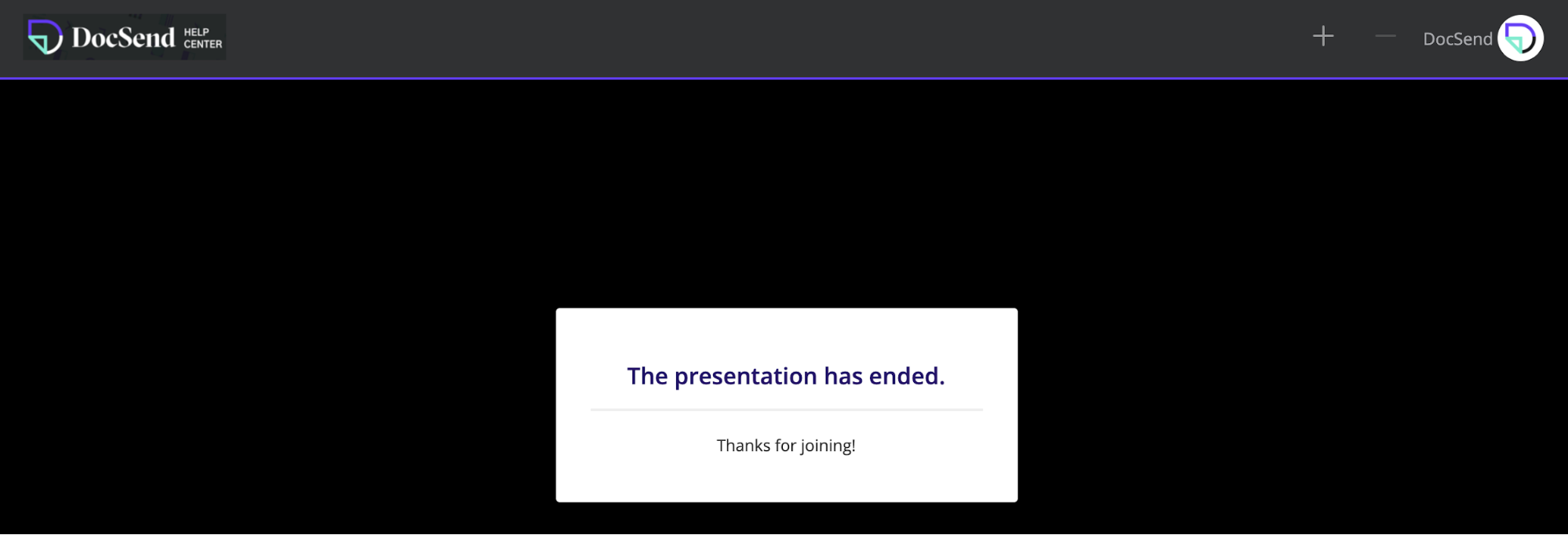 Live Present – DocSend Help Center