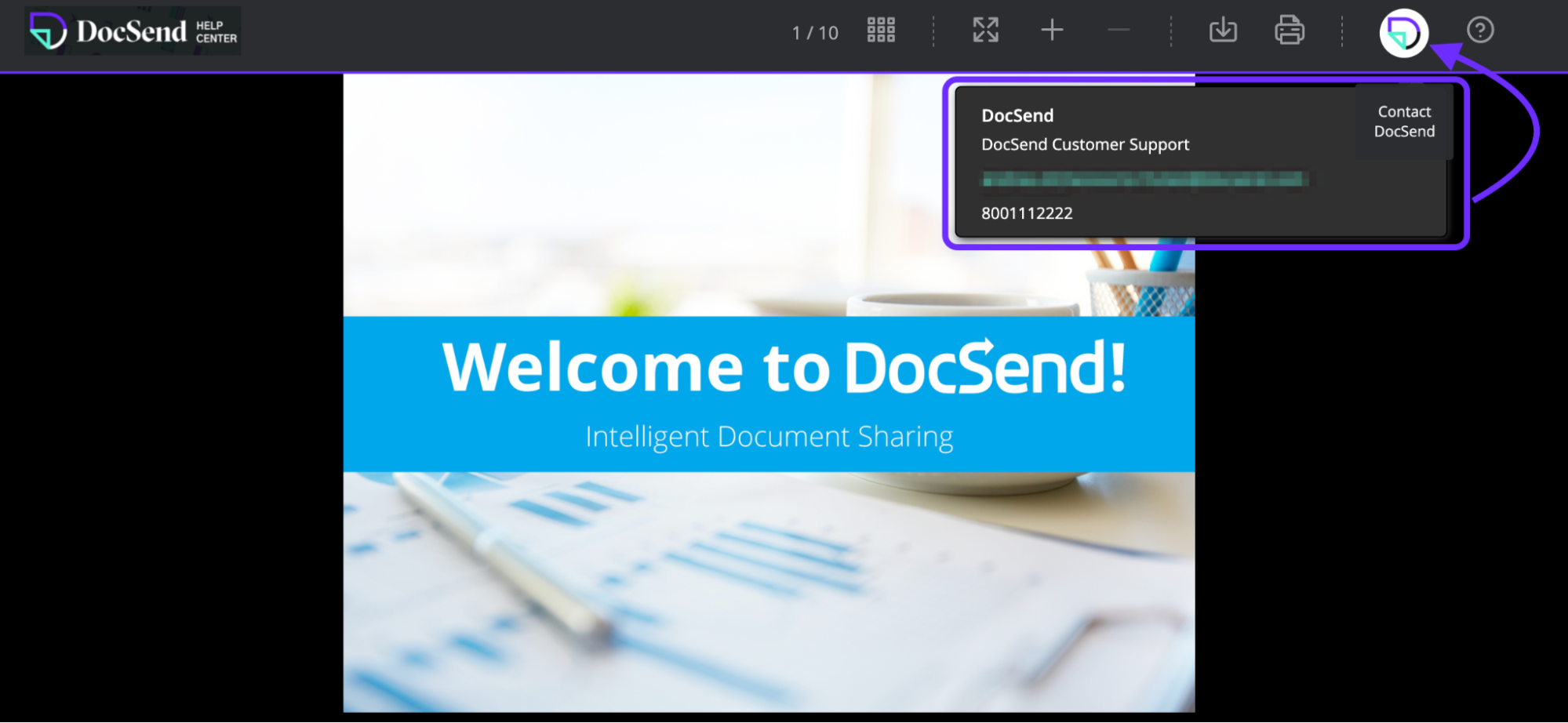 Contact Card – DocSend Help Center