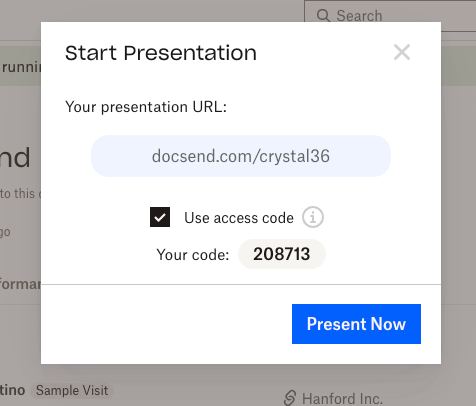 Live Present – DocSend Help Center