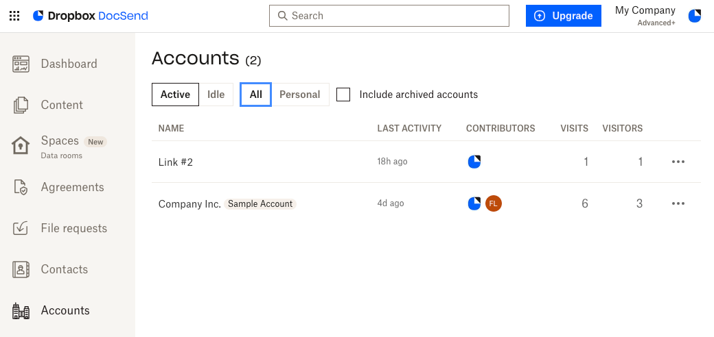 Collaborate in a Space (data room) – DocSend Help Center