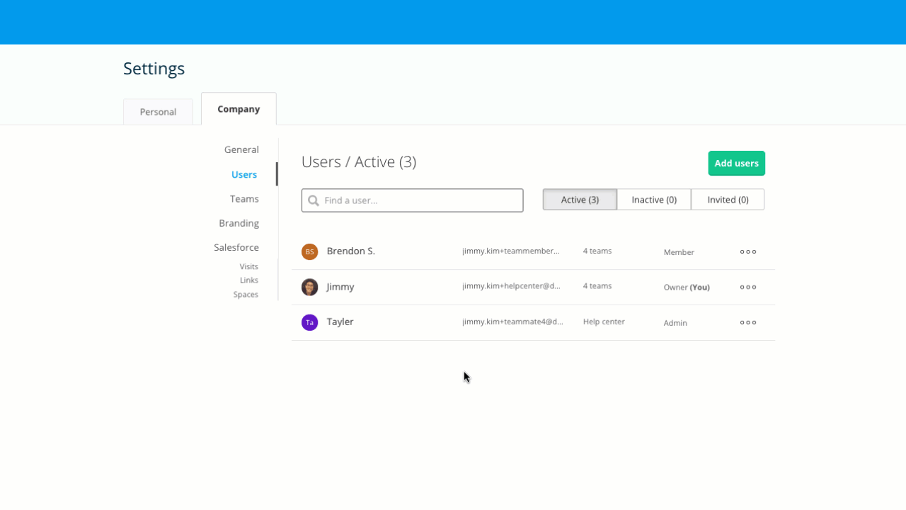 Getting Started with Sub-teams – DocSend Help Center