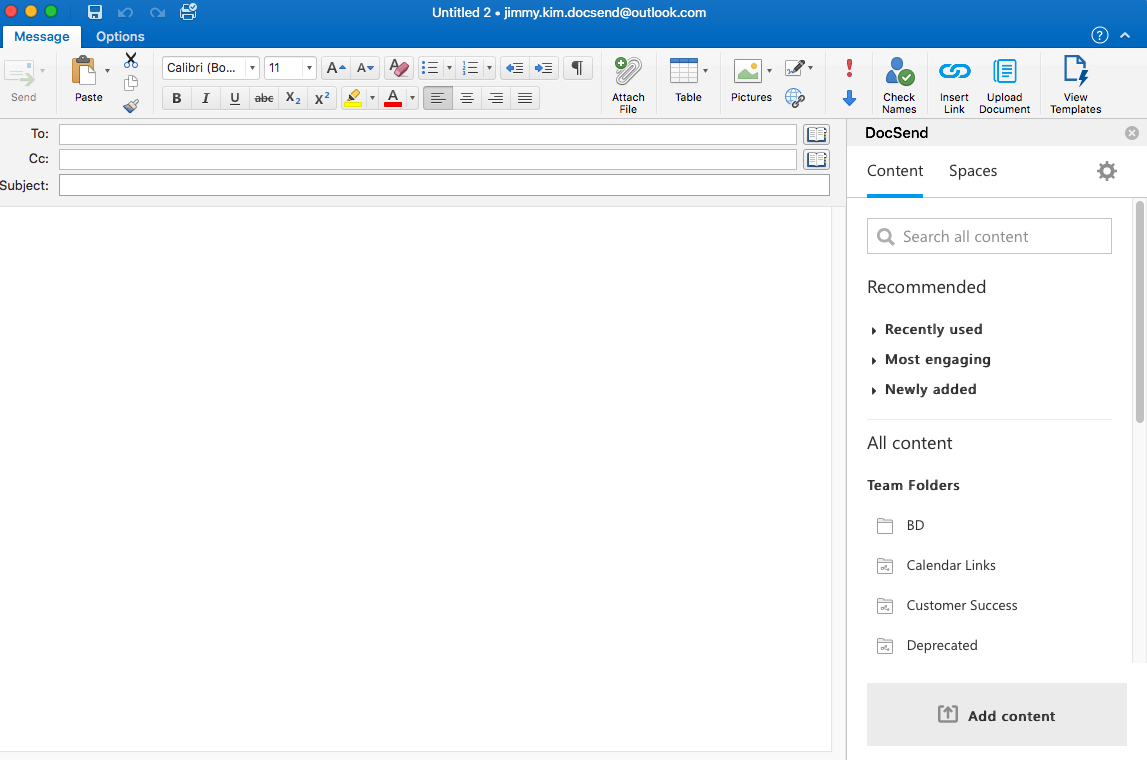 Content Recommendations – DocSend Help Center