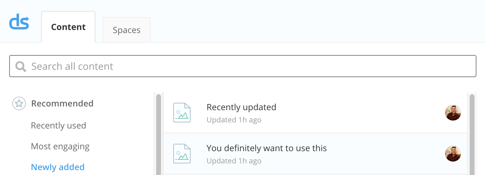 Content Recommendations – DocSend Help Center