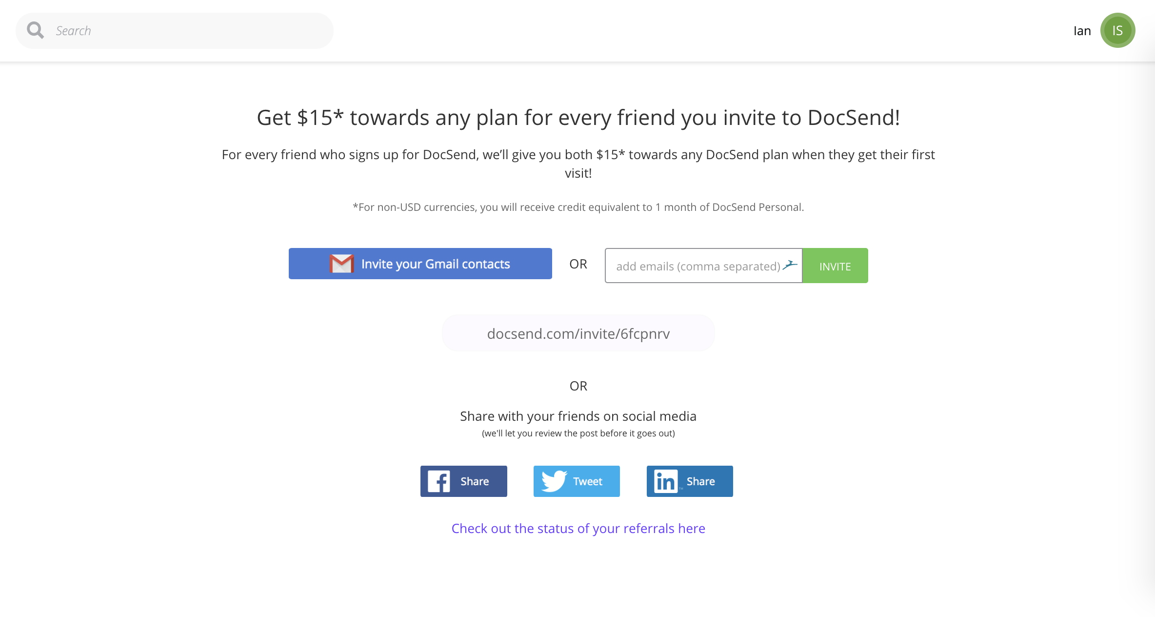 DocSend Referral Program – DocSend Help Center
