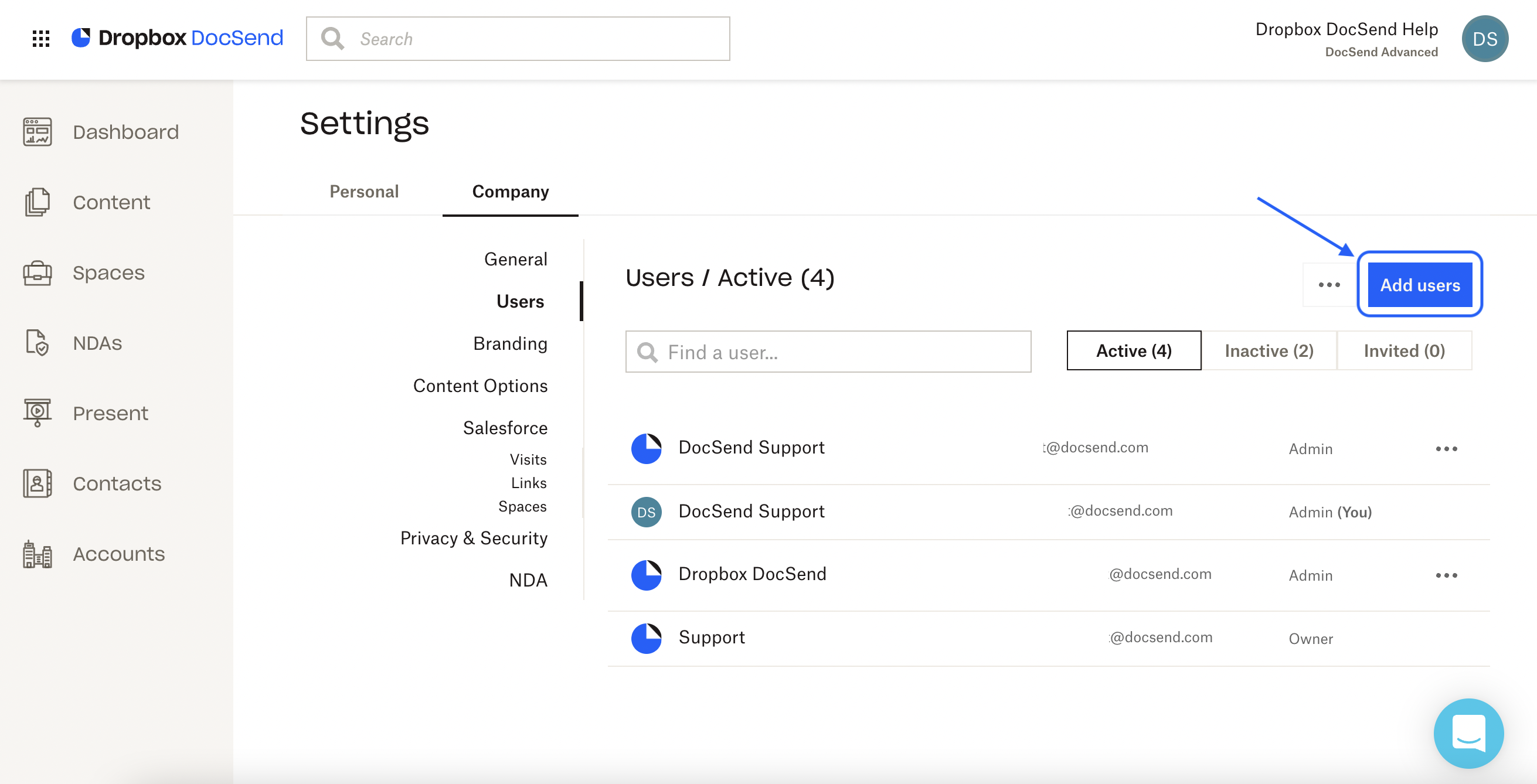 User Management – DocSend Help Center