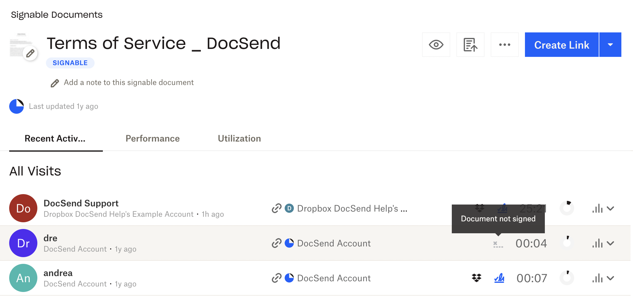 The eSignature Experience – DocSend Help Center